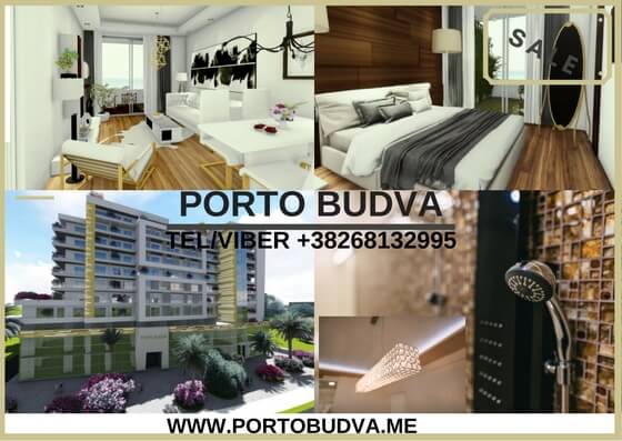 PORTO BUDVA! Jednosoban stan № С807 (10-i sprat) sa pogledom na ...